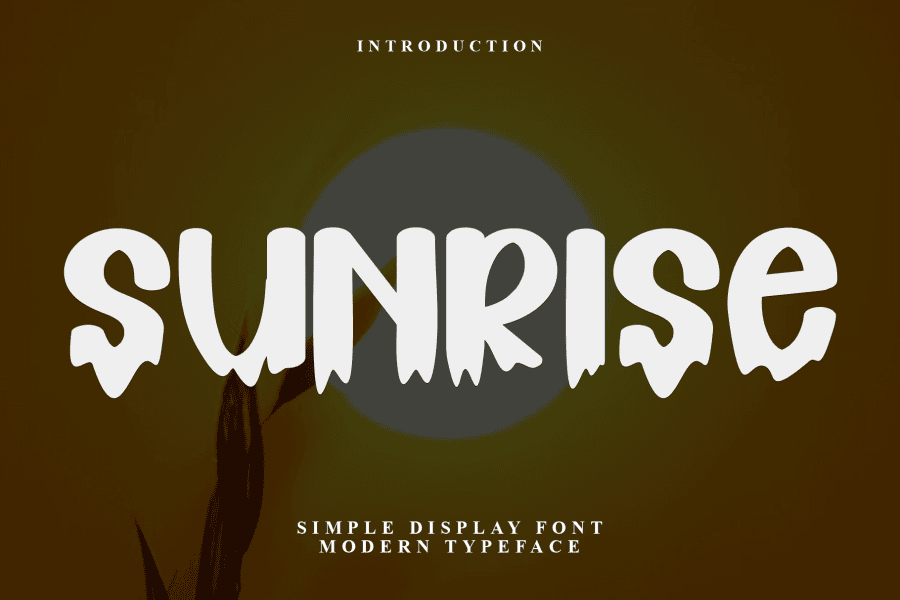 Sunrise Sunset Font · 1001 Fonts