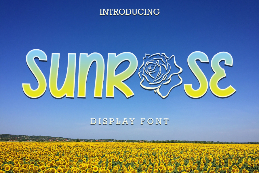 Sunrose Font · 1001 Fonts
