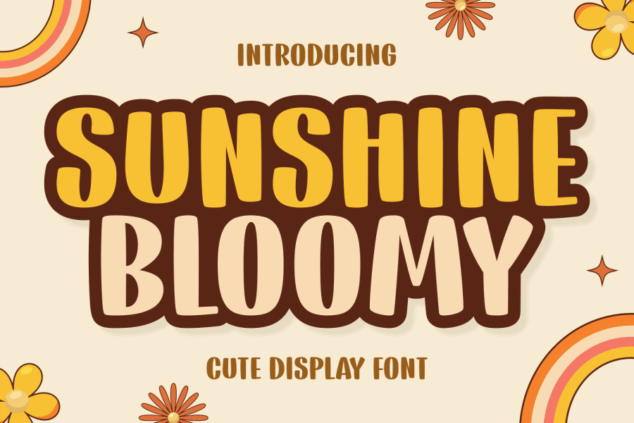 Sunshine Bloomy Font · 1001 Fonts