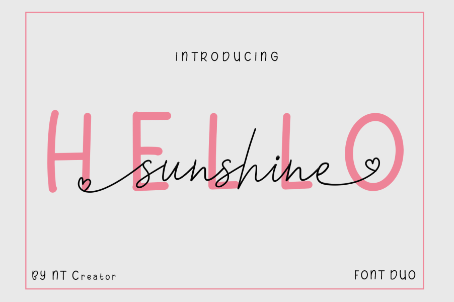 Sunshine Font · 1001 Fonts