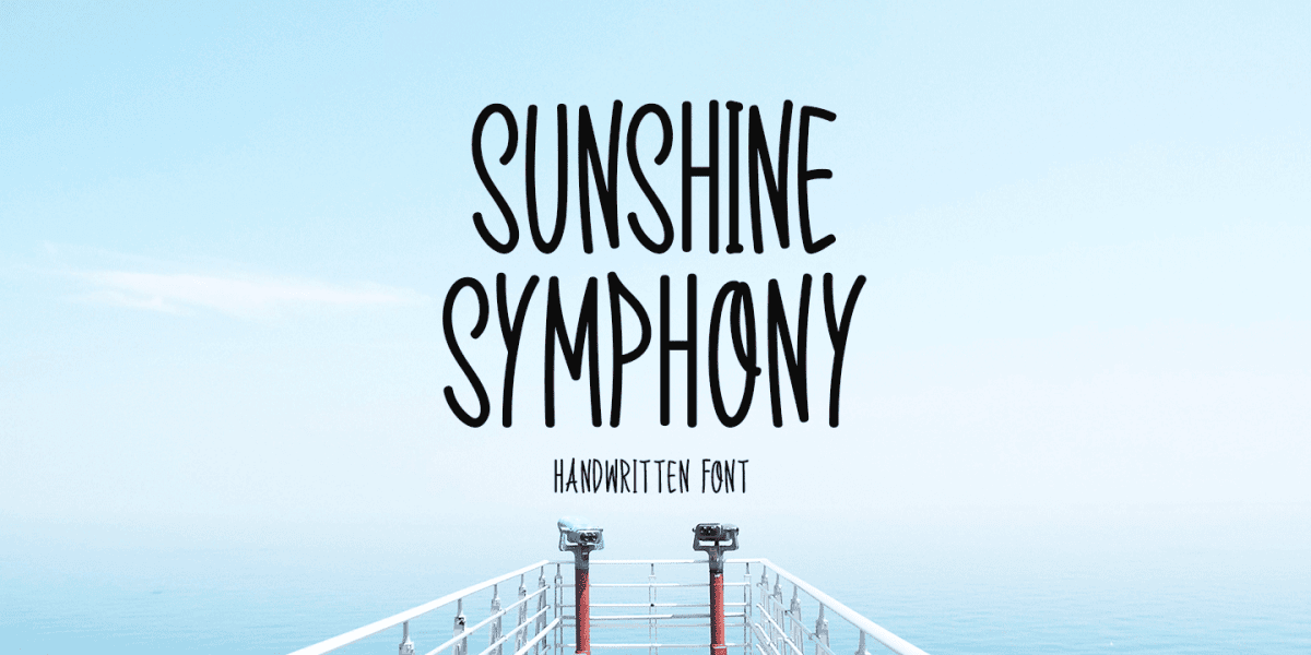 Sunshine Symphony Font · 1001 Fonts