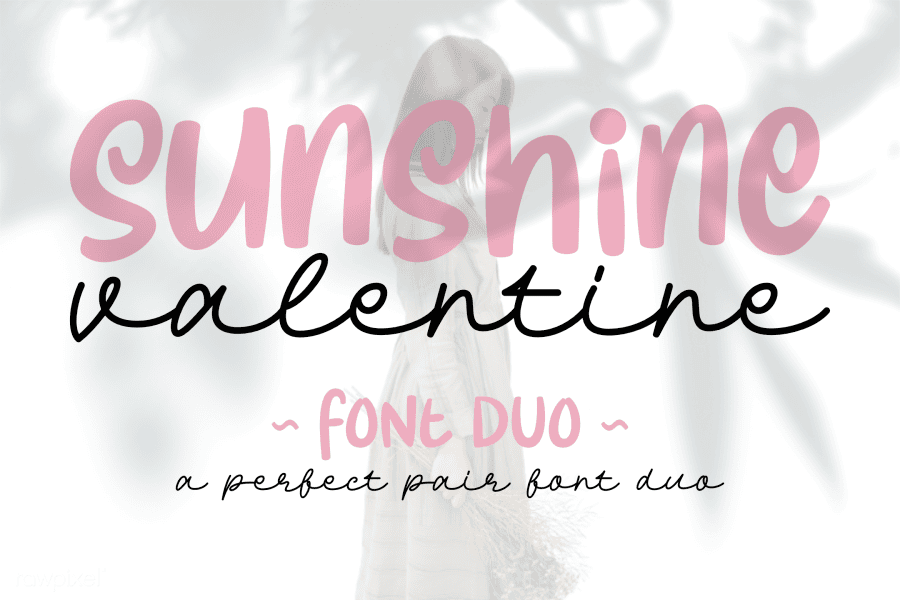 Sunshine Valentine Script Font · 1001 Fonts