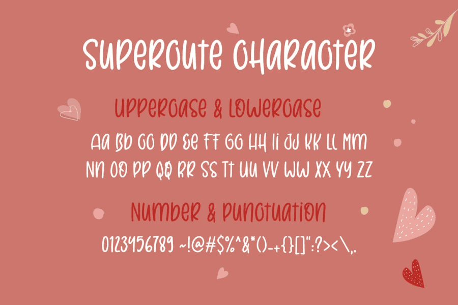 Super Cute Font · 1001 Fonts