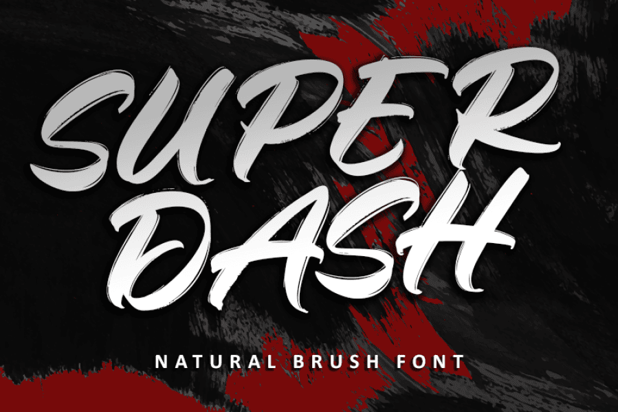 4 Free Poster Font Brush Fonts · 1001 Fonts