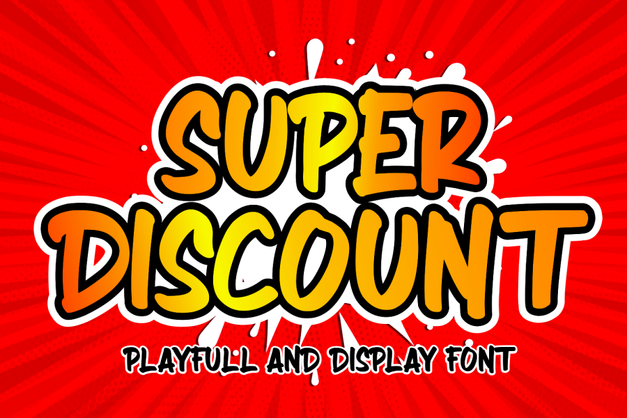 SUPER DISCOUNT Font · 1001 Fonts