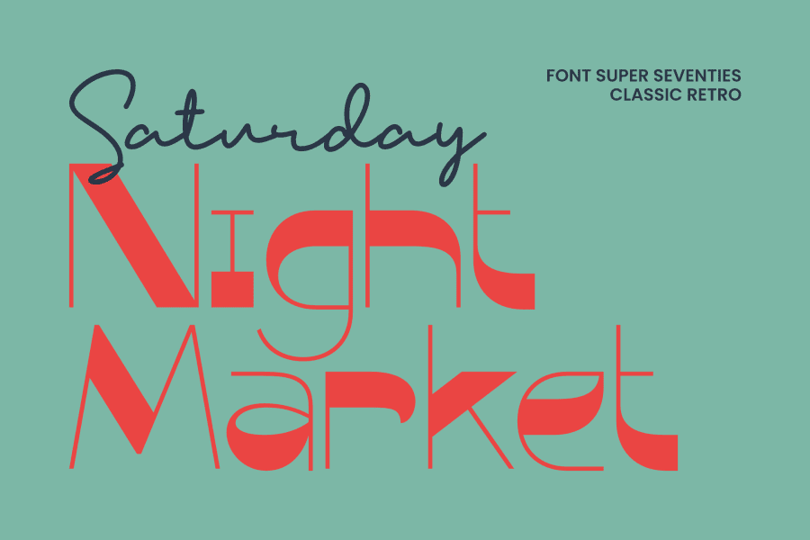 Super Seventies Font · 1001 Fonts