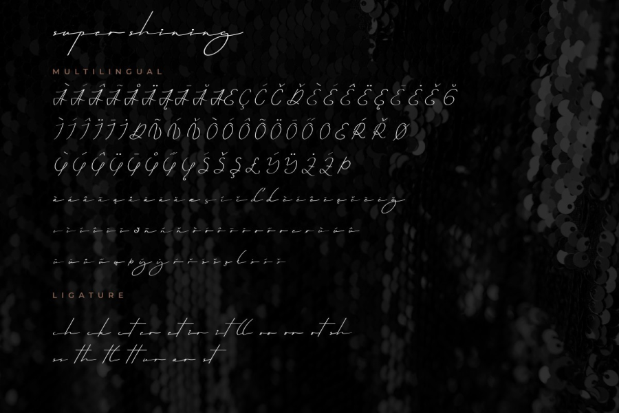 Super Shining Demo Font · 1001 Fonts