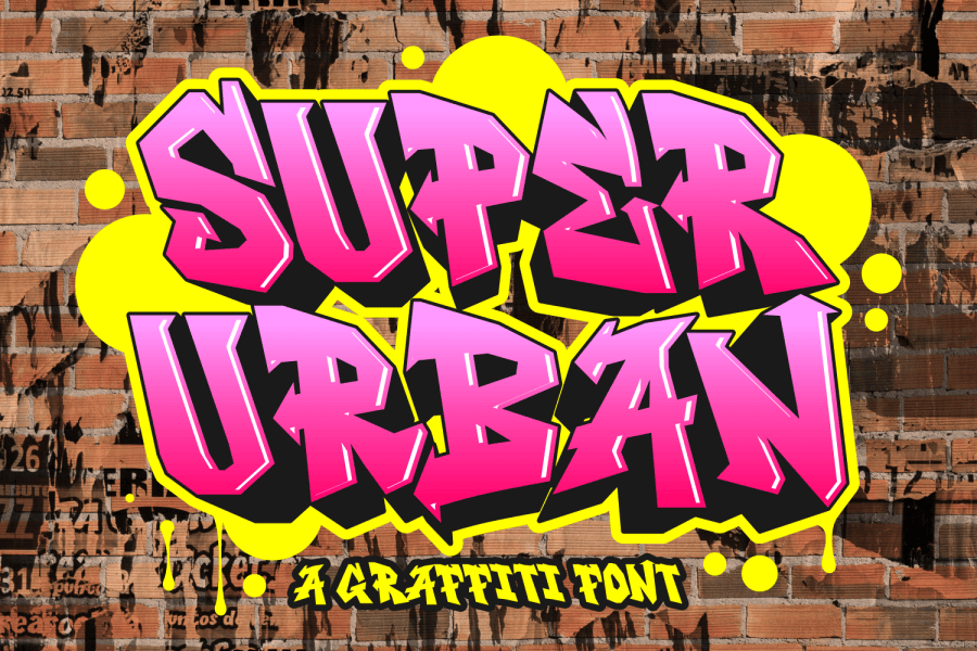 Super Urban Font · 1001 Fonts