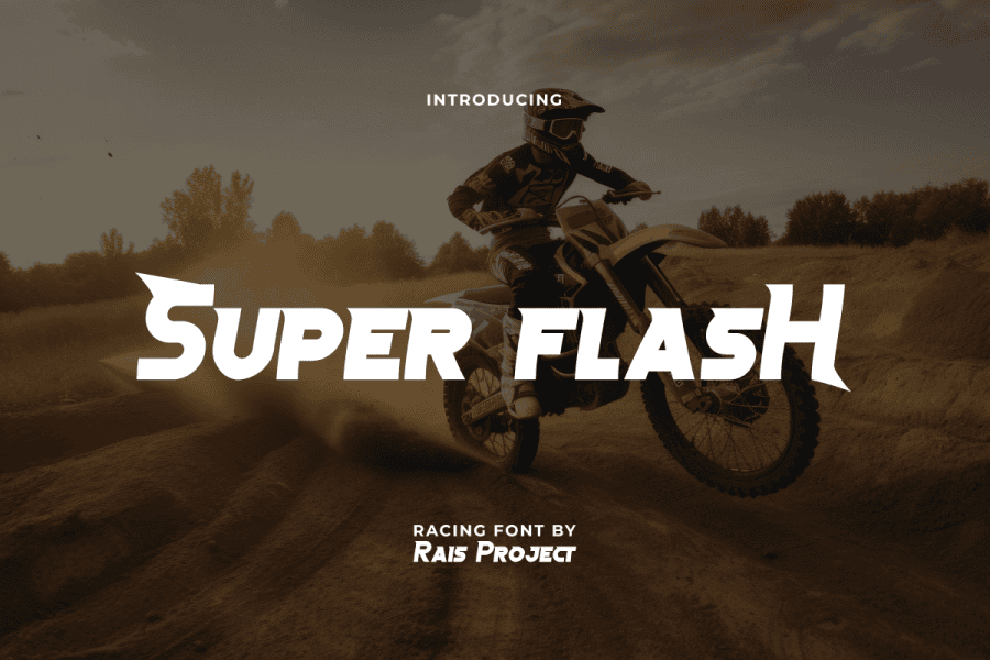 SuperFlashDemo Font · 1001 Fonts