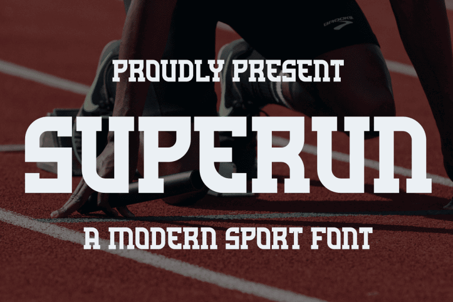 SUPERUN Font · 1001 Fonts