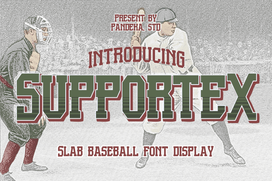 Supportex DEMO Font · 1001 Fonts