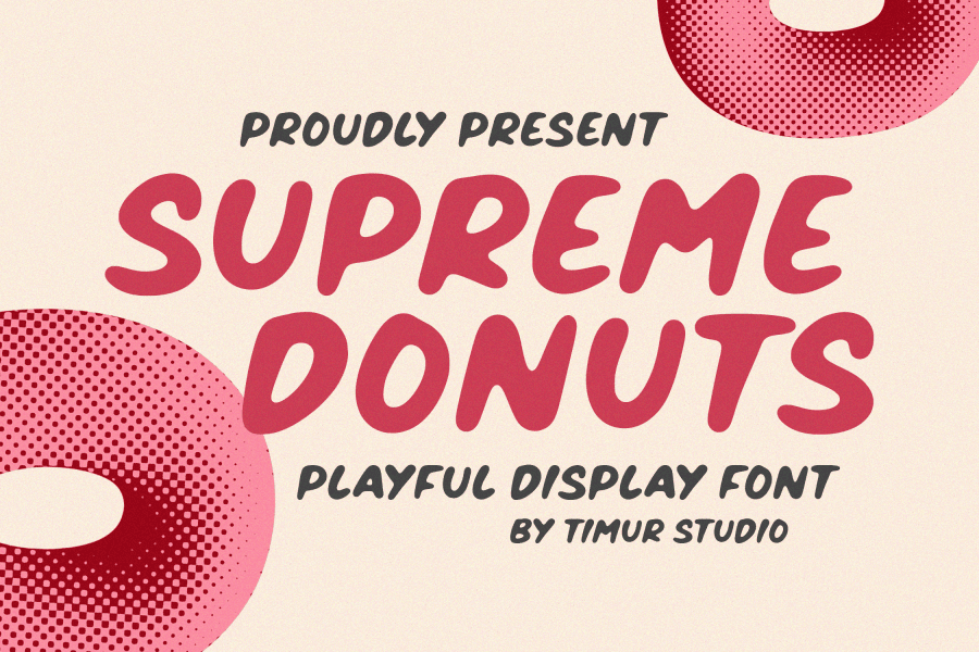 Supreme Donuts Font · 1001 Fonts