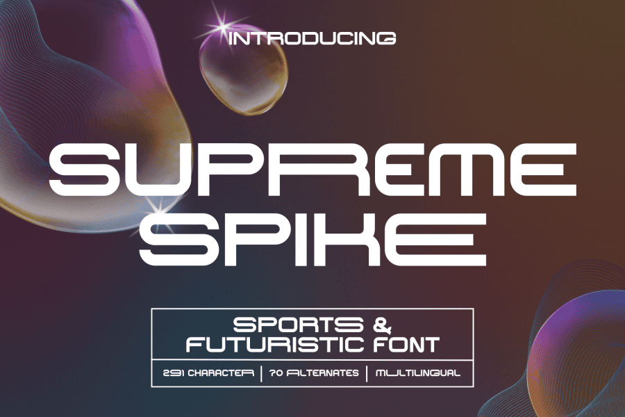 Supreme Spike Font · 1001 Fonts