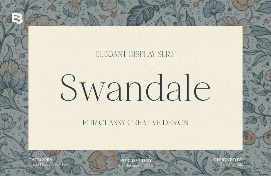 Swandale Trial Font · 1001 Fonts
