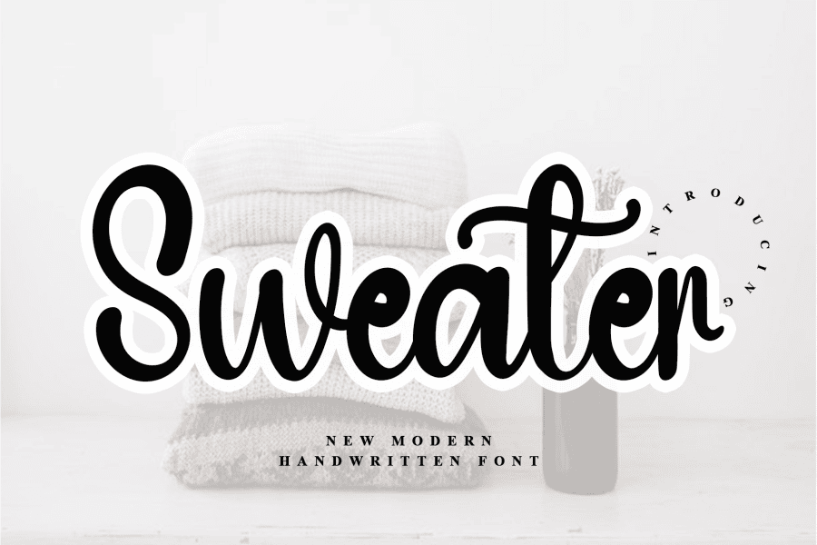 Sweater Font · 1001 Fonts