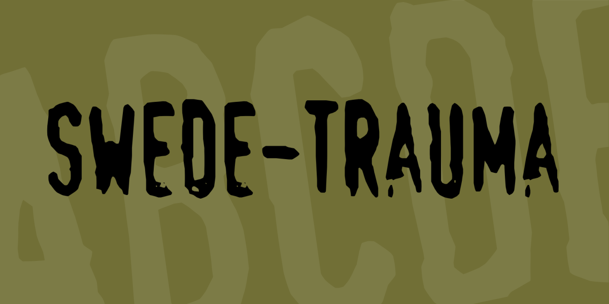 Swede-Trauma Font · 1001 Fonts