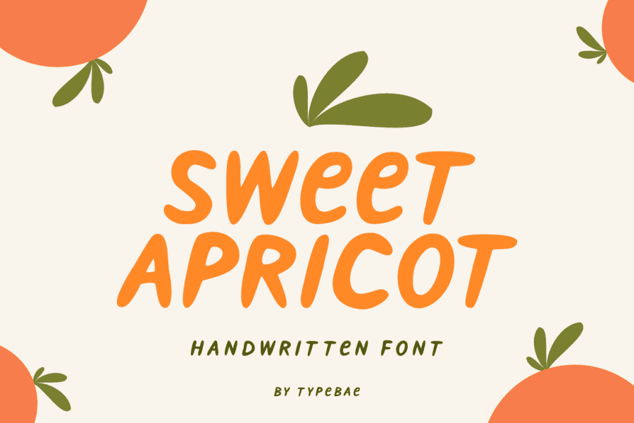 Sweet Apricot Font · 1001 Fonts