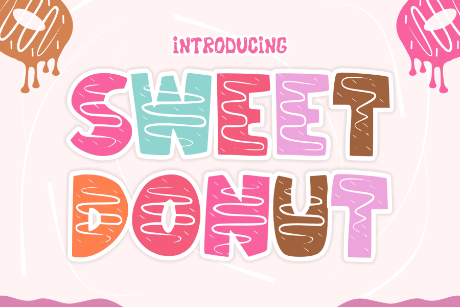 Sweet Donut Font · 1001 Fonts