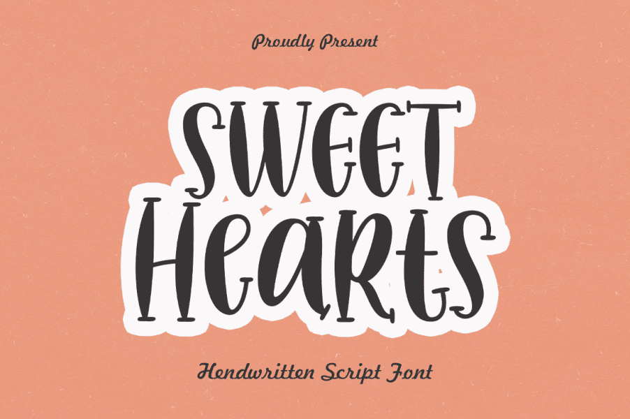 Sweet Hearts Font · 1001 Fonts