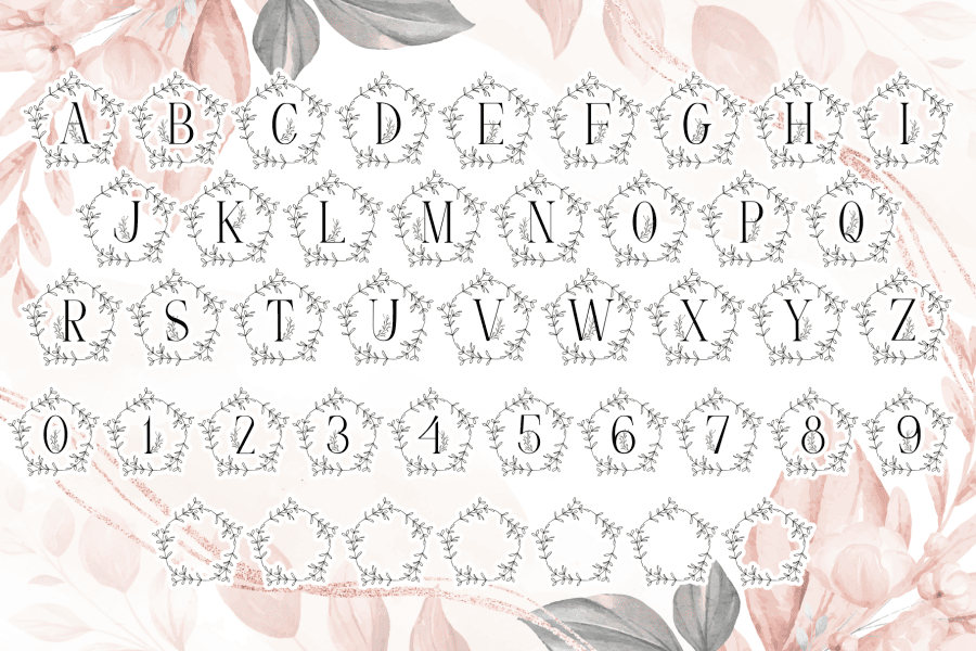 Sweet Monogram Font · 1001 Fonts