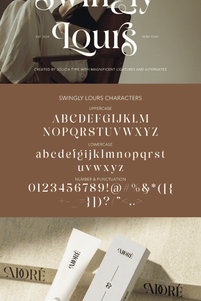 Swingly Lours Font · 1001 Fonts