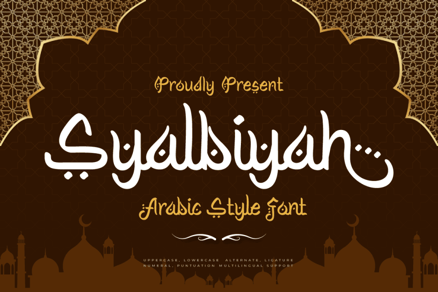 2 Free Arabic, Spirituality Fonts · 1001 Fonts
