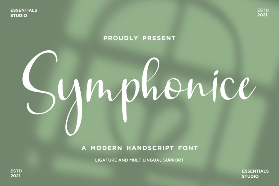 Symphonice Font · 1001 Fonts