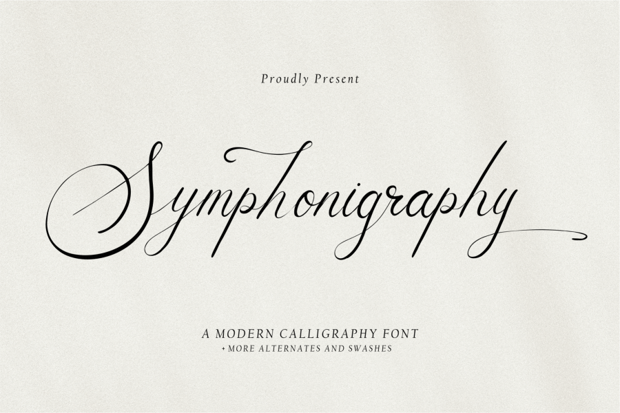 Symphonigraphy Font · 1001 Fonts