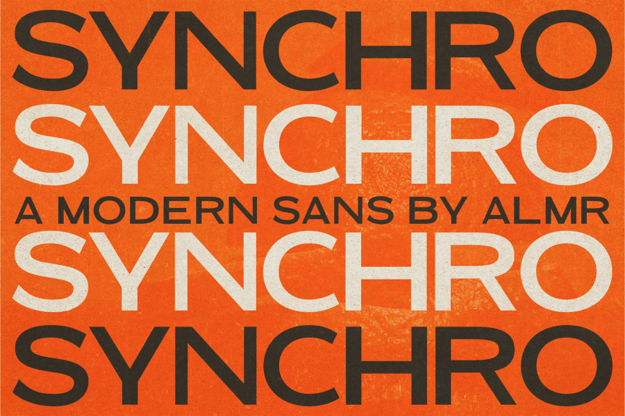 Synchro Sans Font · 1001 Fonts