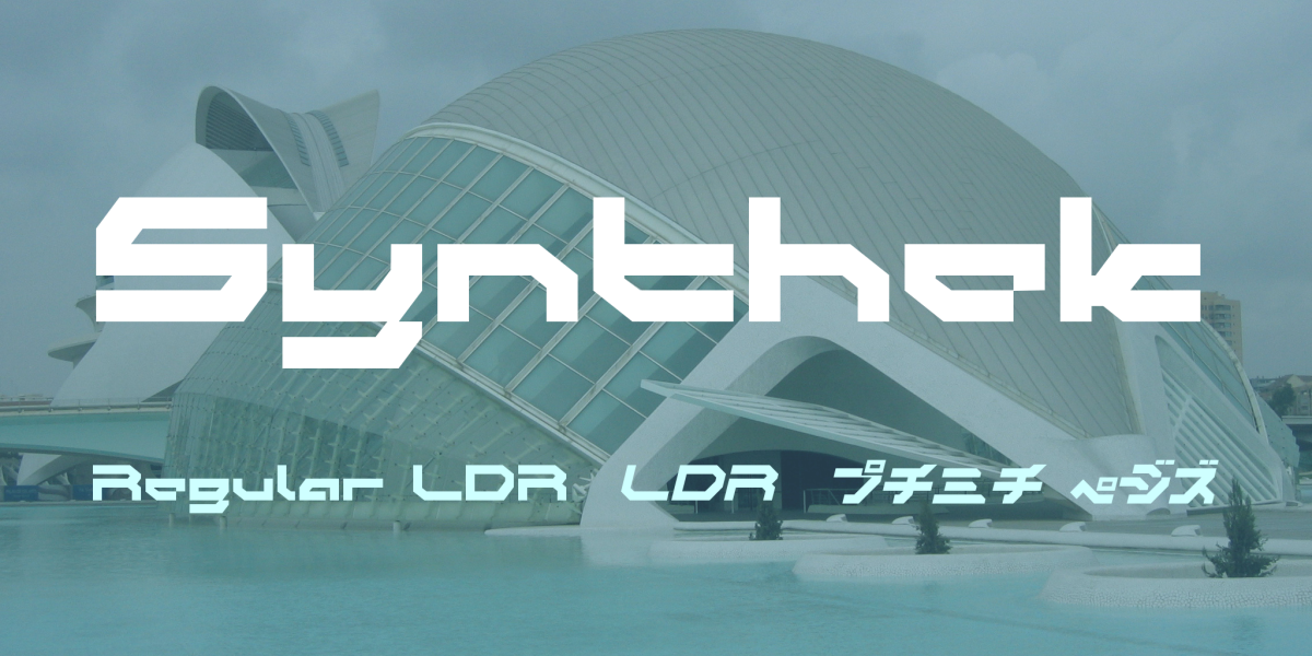 Synthek Font Family · 1001 Fonts