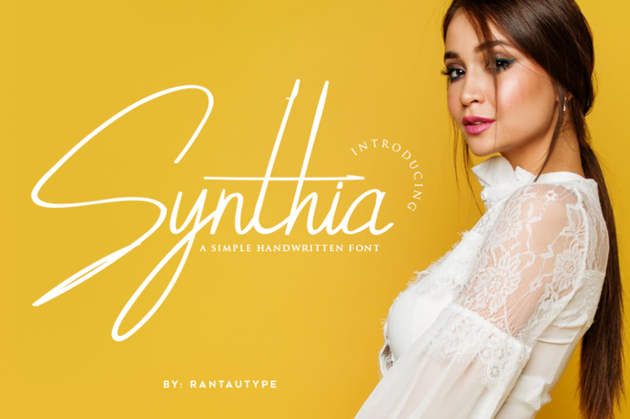 Synthia Font · 1001 Fonts