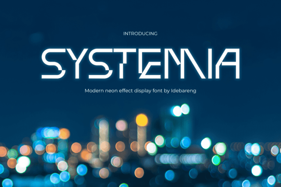 SYSTEMIA Font · 1001 Fonts