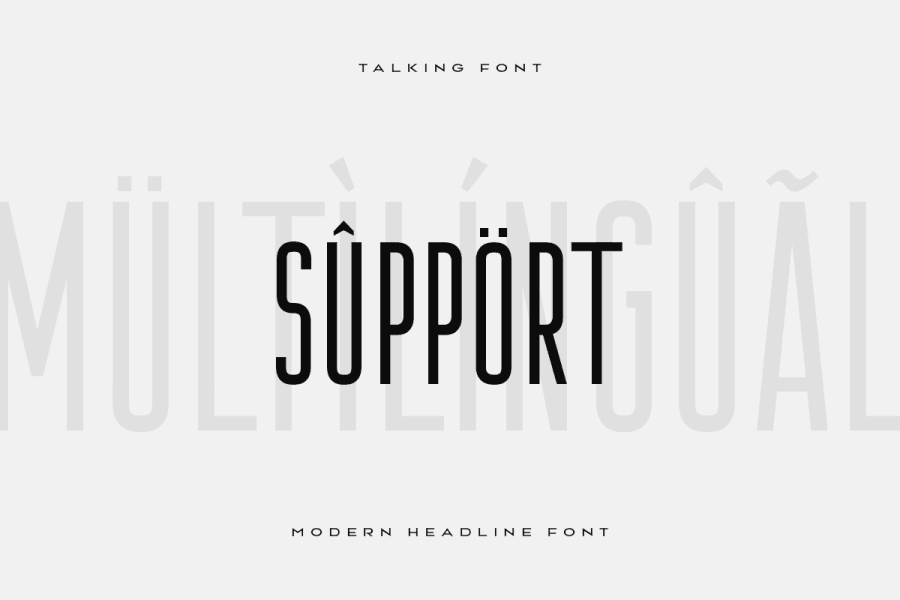Talking Font · 1001 Fonts