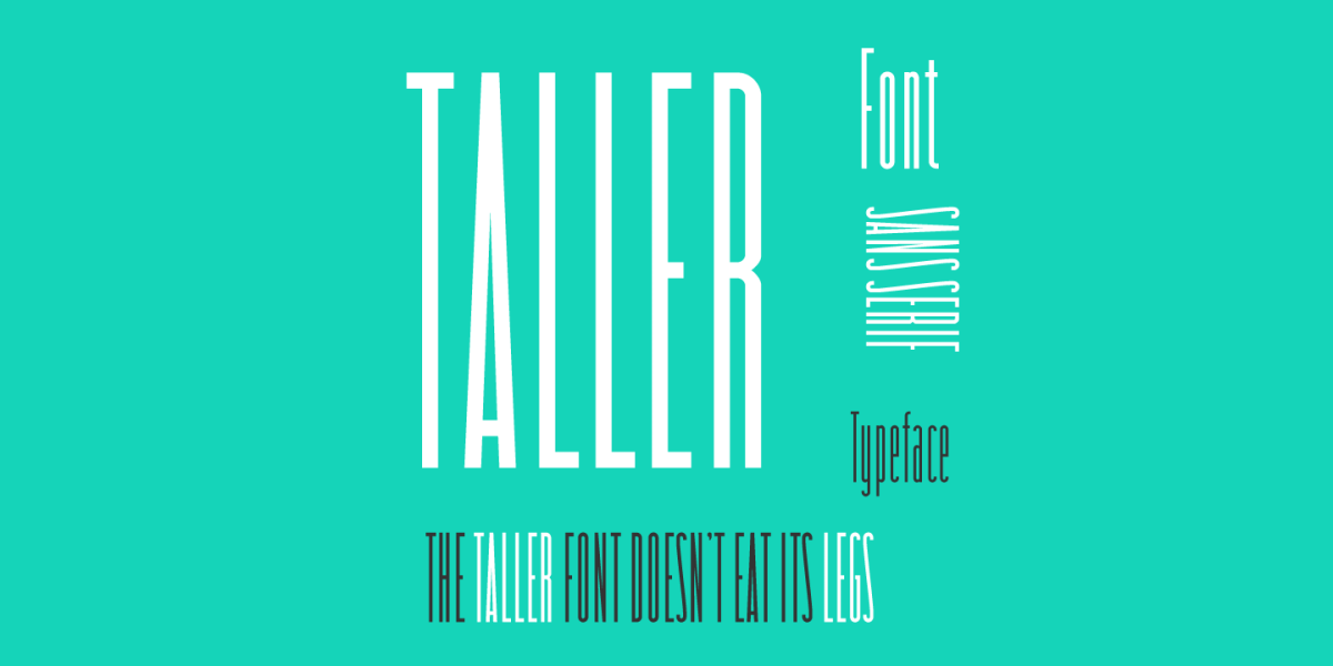 25 Free Ultra Narrow Fonts · 1001 Fonts