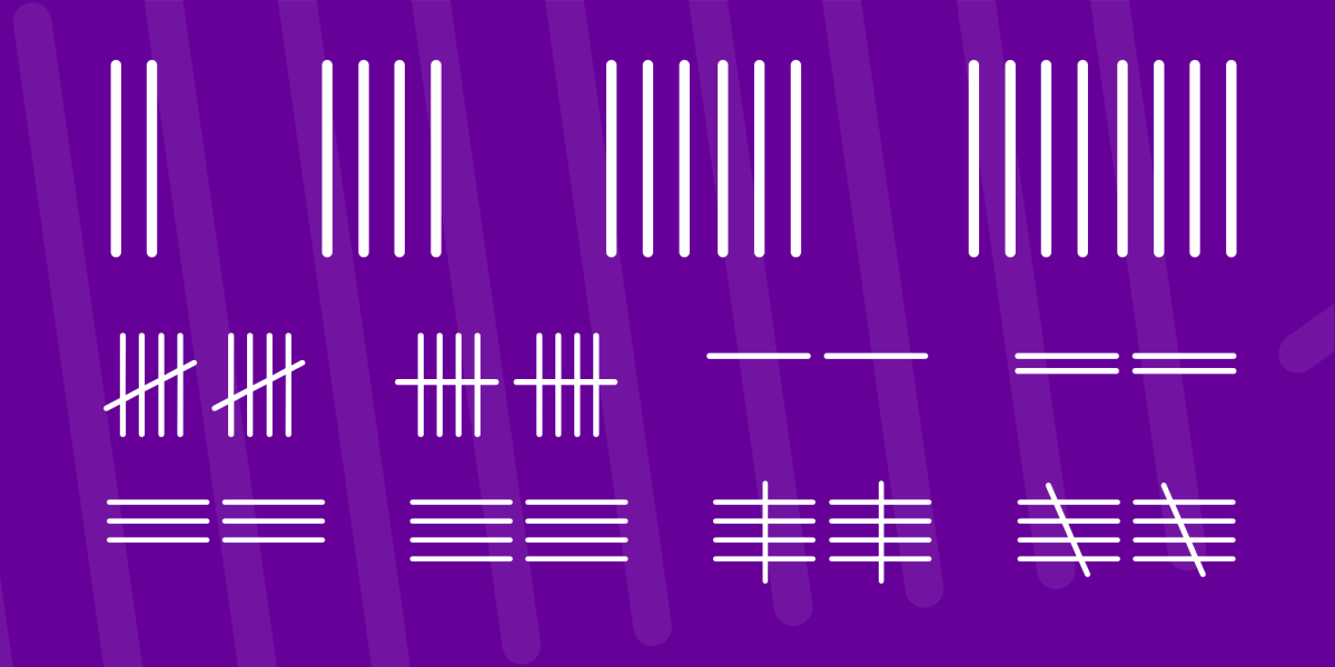 Tally Mark Font · 1001 Fonts