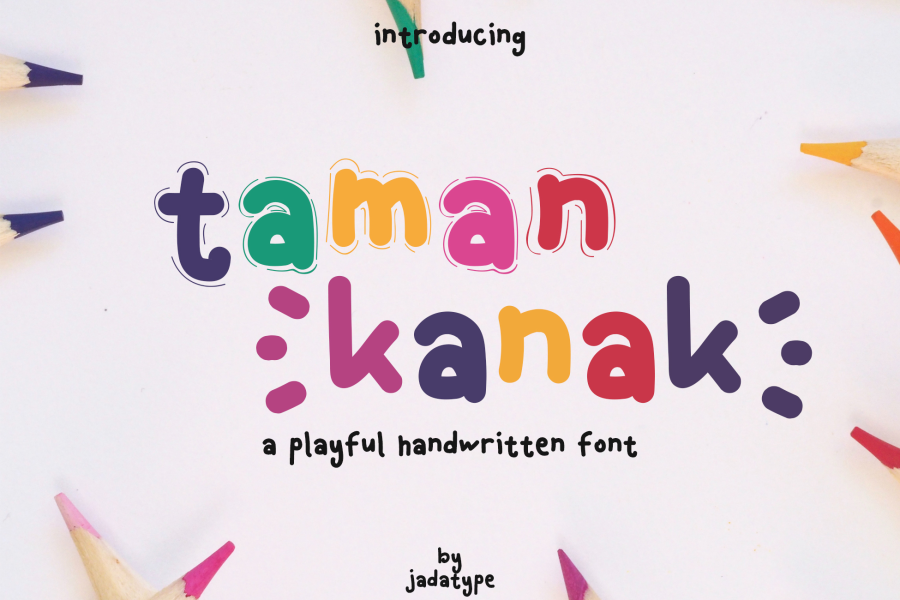 Taman Kanak Font · 1001 Fonts