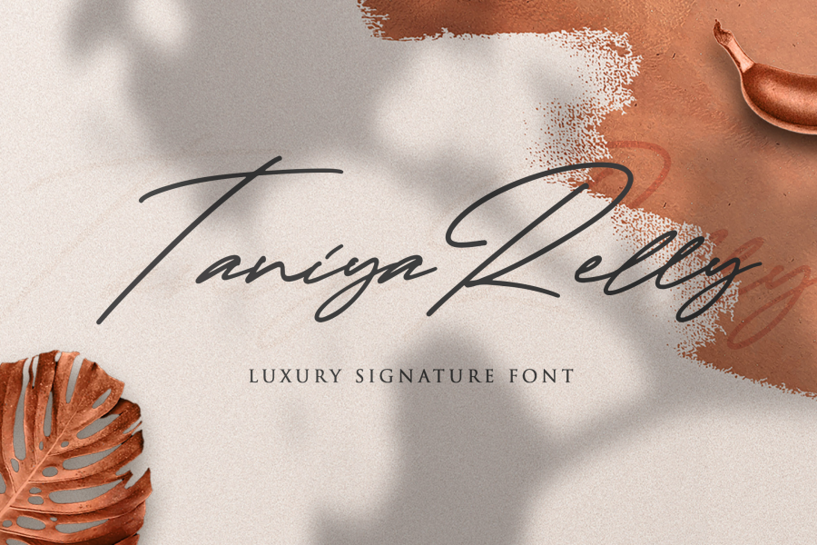 Taniya Relly Font · 1001 Fonts