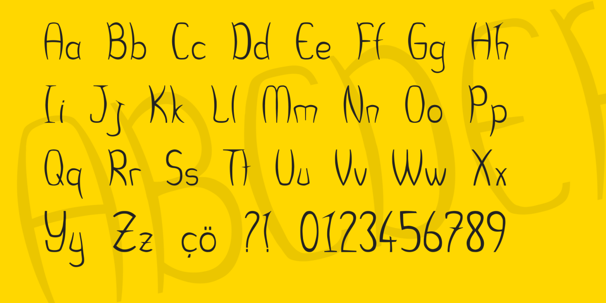 Tanyeri Font · 1001 Fonts