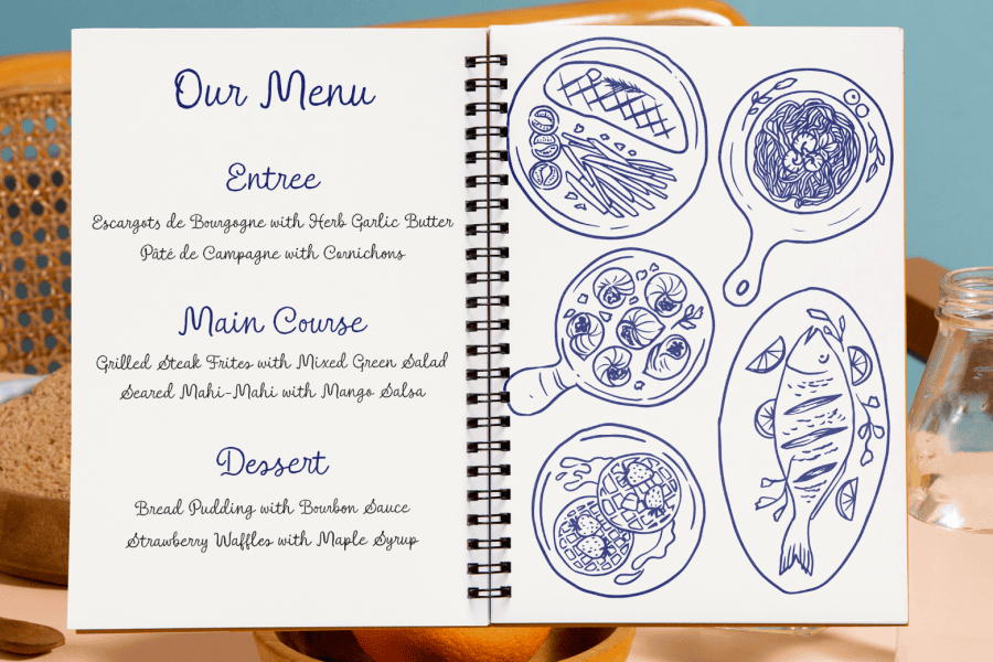 Tasteful Gourmet - Personal Use Font · 1001 Fonts