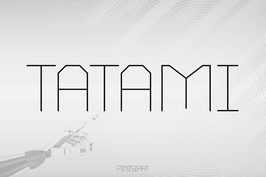 TATAMI Font · 1001 Fonts