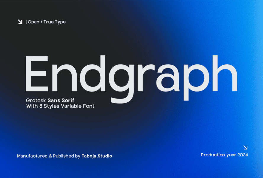 TBJ Endgraph Mini Font Family · 1001 Fonts