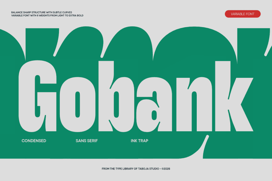 TBJ Gobank Demo Font Family · 1001 Fonts