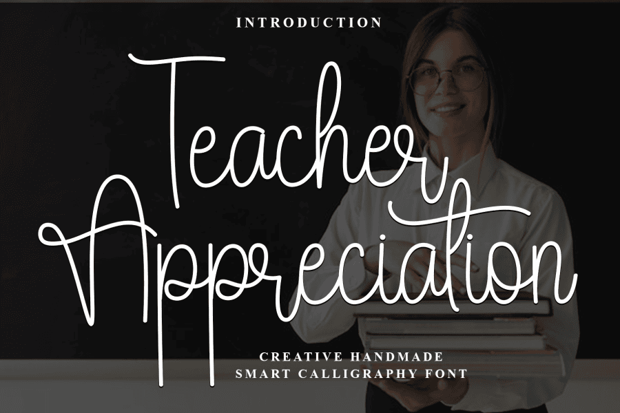 Teacher Appreciation Font · 1001 Fonts