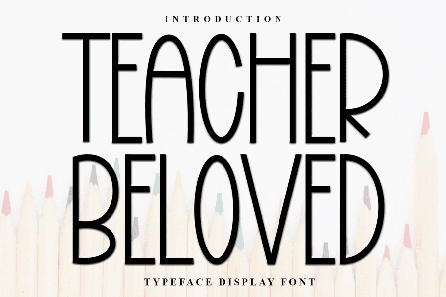 Teacher Beloved Font · 1001 Fonts