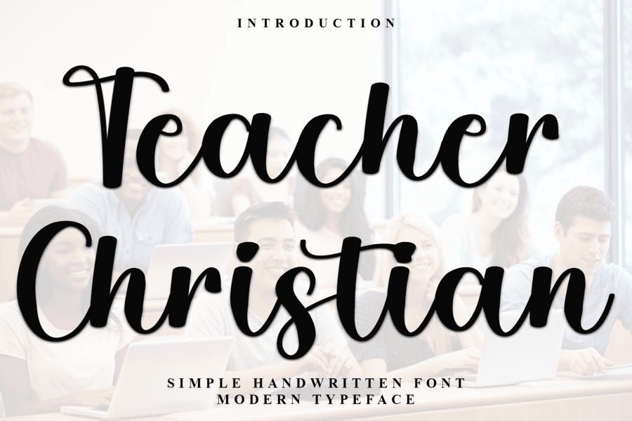 Teacher Christian Font · 1001 Fonts