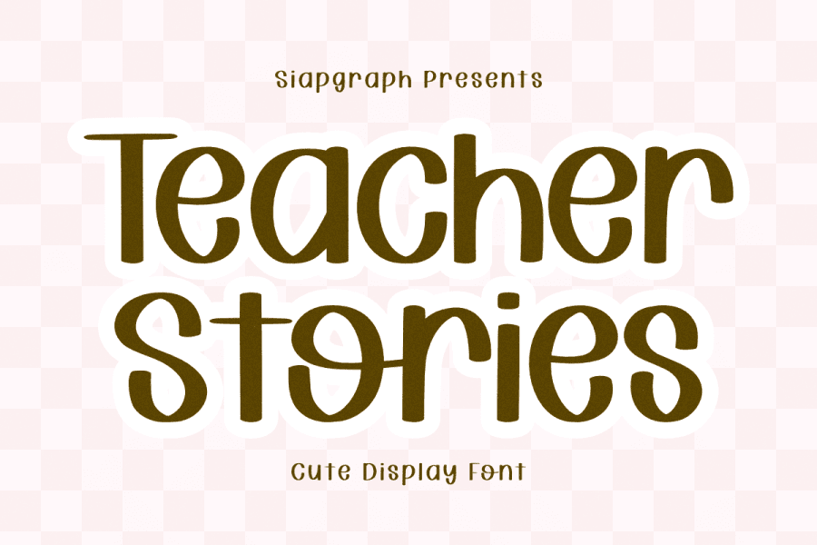 Teacher Stories Font · 1001 Fonts