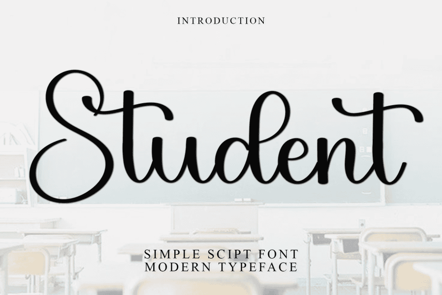 Teacher Student Font · 1001 Fonts
