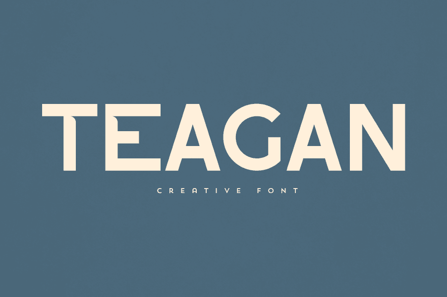 Teagan Font · 1001 Fonts