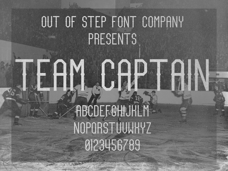 Team Captain Font · 1001 Fonts