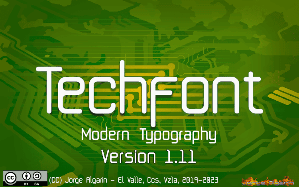 Techfont Font Family · 1001 Fonts